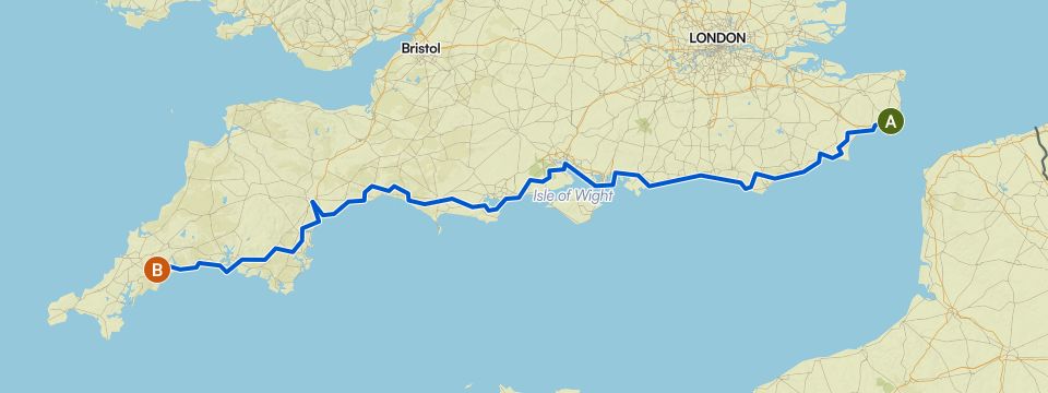 Dover to St Austell — National Cycle Network Route 2 | Cycling ...